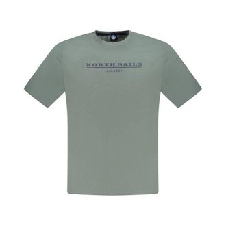 North Sails Klassisches T-Shirt Rundhalsausschnitt - - Tops - Herren - Gr&uuml;n - XL