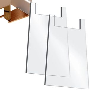 Generic Sofastopper - 2 St&uuml;ck Sto&szlig;stangenschutz, Abst&auml;nde f&uuml;r M&ouml;bel aus transparentem Acryl - f&uuml;r Steckdose Sofa Wohnung Haus Hotel Boden Schlafzimmer Wohnzim