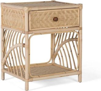 Giner&Colomer Giner Y Colomer - Table de chevet en rotin charme naturel