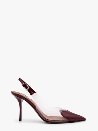 Alaia Leather and PVC Slingbacks 90 - ALAIA - gender_Woman