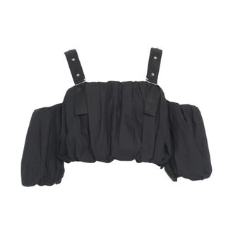 Pinko Pinko, Femme, Blouses et Chemises, Noir, Taille: 38 FR Raul Balloon Top