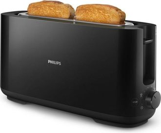 Philips 1 toaster mit langem schlitz 1030w schwarz Philips hd2590/90