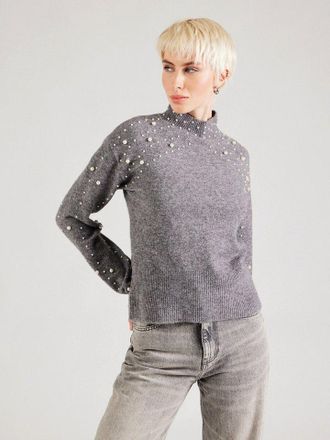 Pieces Stehkragenpullover PCREA (1-tlg) Perlen