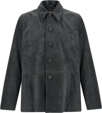 Namacheko Veste en Daim Lir - Homme - Vestes - Gris - Taille: M