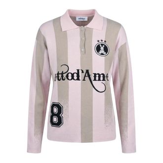 ottod'Ame Femme, Tops, Multicolore, Taille: 42 FR Pull Polo avec Broderie