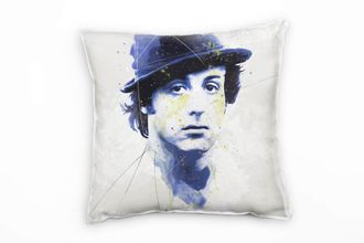 Paul Sinus Art Rocky Sylvester Stallone Deko Kissen mit F&uuml;llung 40x40cm f&uuml;r Couch Sofa Lounge Zierkissen - Dekoration zum Wohlf&uuml;hlen