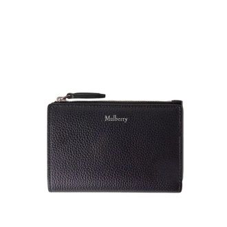 Mulberry Femme, Accessoires, Noir, Taille: ONE Size Rl8045-205A100 Petit Portefeuille Classic Grain