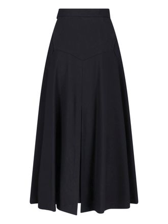 Burberry Womens Skirts Black Wool