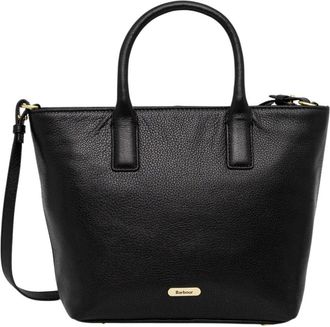 Barbour Birch Leder Tote - - Bags - Damen - Schwarzk - ONE SIZE