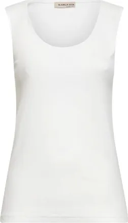 Blanca Vita Femme, Tops, Blanc, Taille: 34 FR Top