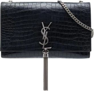 Saint Laurent Sac bandouli&egrave;re Kate Pre-owned - Femme - Pre-owned - Noir - Taille: ONE Size