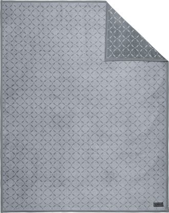 Looks by Wolfgang Joop Wohndecke Baumwollmischung grau Größe 150x200 cm