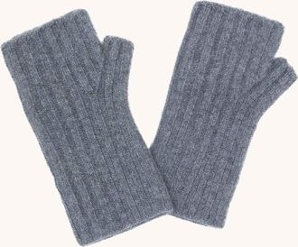 Kujten Mitaines cachemire côtes plates - Mitaines Nok