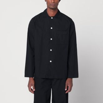 Tekla Black pyjama shirt