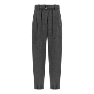 Brunello Cucinelli Lockere Cargohose - - Trousers - Damen - Grau - XS