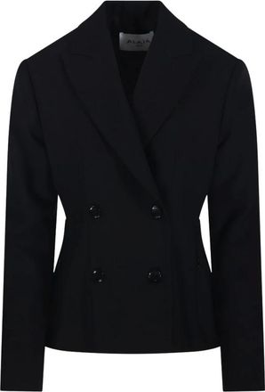 Alaia Tailored Jacket - Femme - Vestes - Noir - Taille: 38 FR