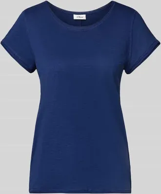 s.Oliver Red Label Regular Fit T-Shirt aus reiner Baumwolle