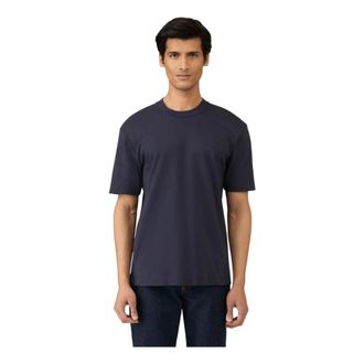 Sunspel Homme, Tops, Bleu, Taille: M T-Shirt en coton Supima &eacute;pais