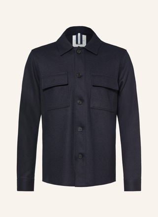 Profuomo Profuomo Flanell-Overshirt blau