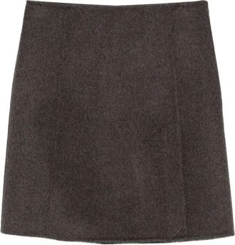 P.A.R.O.S.H. minijupe en laine - Marron