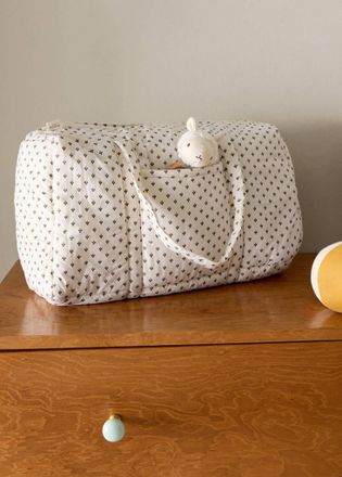 Mango Sac de maternit&eacute; 100 % coton imprim&eacute; kaki - Home - Taille unique - MANGO HOME