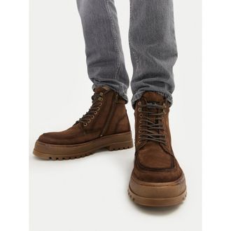 Pepe Jeans London Schn&uuml;rstiefeletten Pepe Jeans PMS50250 Braun