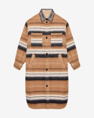 Isabel Marant Manteau Djila - Femme - Camel - Taillet0 - Marant &Eacute;toile