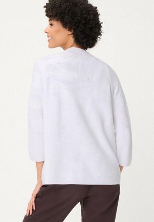 Olsen Cardigan mit Schalkragen und 3/4-Raglan&auml;rmeln