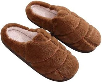 Generic Pantoufles orthop&eacute;diques pour femme - Coupe large - En peluche - Antid&eacute;rapantes - Chaudes et douces - Soutien de la vo&ucirc;te plantaire - Pour int&eacute;rieur e