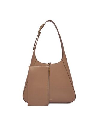 Calvin Klein Handtasche Hardware Adj Strap Medium Bag LV04F3402G Beige