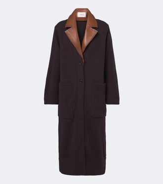 Dorothee Schumacher Manteau Its A Match en laine et cachemire