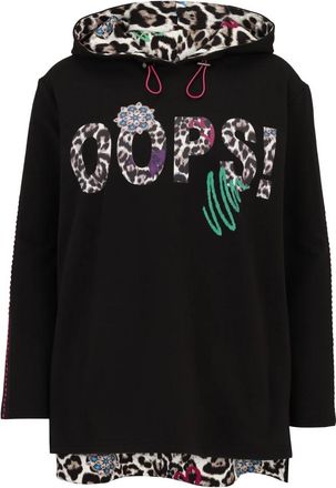 Doris Streich L&auml;ssiges Sweatshirt mit Kapuze - - Sweatshirts & Hoodies - Damen - Schwarzk - S