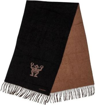Herm&egrave;s Pre-owned MR Farrier Patch Detail Scarf - Femme - Pre-owned - Multicolore - Taille: ONE Size