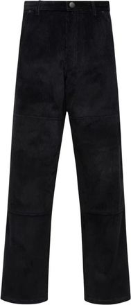 Moncler Homme, Jeans, Noir, Taille: L Logo Corduroy Pants