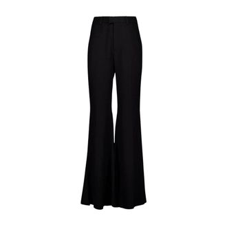 Balenciaga Flie&szlig;ende- ausgestellte Viskosehose - - Trousers - Damen - Schwarzk - S