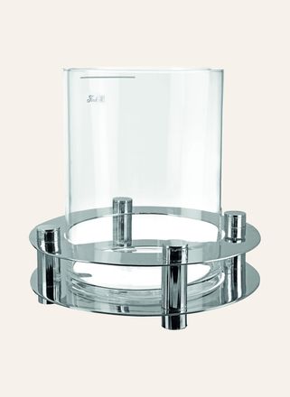 Fink Windlicht Mit Glas Ricardo silber