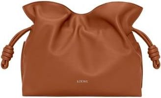 Loewe Flamenco clutch moyen en cuir de veau nappa