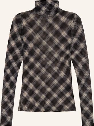 Mrs & Hugs Mrs & Hugs Rollkragenshirt Aus Mesh grau