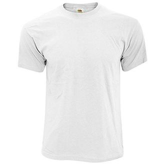 Fruit Of The Loom T-Shirt à Manches Courtes Screen Stars Original pour Homme (5XL) (Blanc)