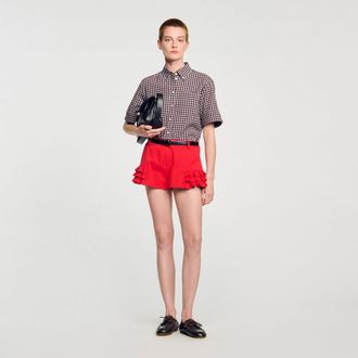 Sandro Shorts mit Volants