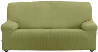 Estoralis | Sumatra | Superelastischer Sofabezug | Maximale Anpassungsfähigkeit | Farbe - C/ 05 Grün | 4-Sitzer-Sofabezug Größe von 220 bis 260 cm. | Anpassbar 