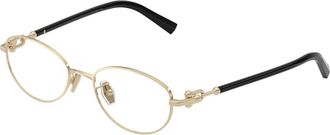 Tiffany & Co. Ovale Optische Fassung - - Accessories - unisex - Gelb - 51 MM