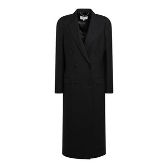 Maison Margiela Manteau Double Boutonnage - Femme - Manteaux - Noir - Taille: 46 FR