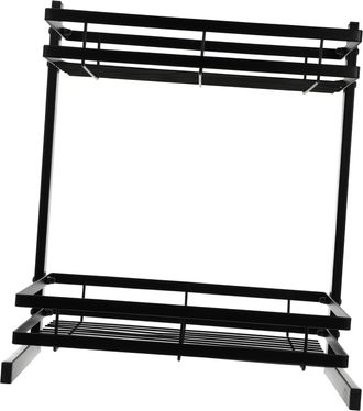 Garneck Gew&uuml;rzregal Aus Eisen K&uuml;chenablage Zweist&ouml;ckiges Aufbewahrungsregal F&uuml;r Gew&uuml;rzgl&auml;ser Teekannen Und Mehr F&uuml;r K&uuml;che Und Bad