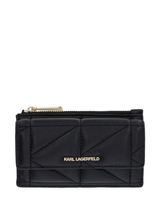 Karl Lagerfeld portefeuille K/Kuilt - Noir