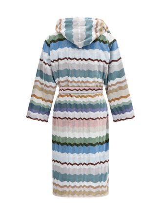 Missoni Unisex Eva Bathrobe Cotton Extras