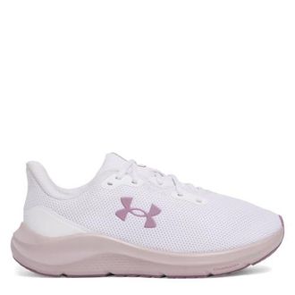 Under Armour UA Pursuit 4 Chaussures de course pour femme, Blanc / Blanc / Violet Prime, 39 EU