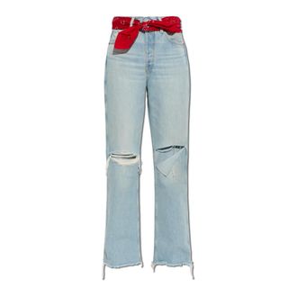 Re/Done Jeans droits - Femme - Jeans - Bleu - Taille: W28