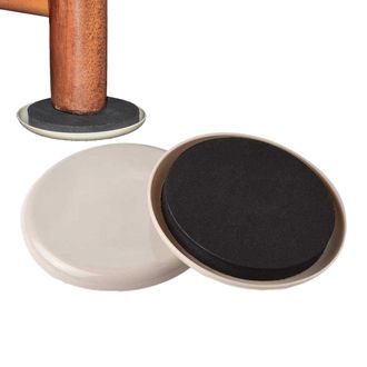 Generic M&ouml;belgleiter, robust, 9,9 cm, 5 Zoll, Bohnenfarbe, bewegliche Pads, starke Lastgleiter, kratzfeste Bodenschoner, Hebewerkzeuge F