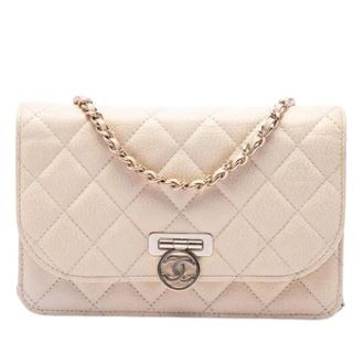 Chanel Pre-owned Vintage Crossbody Bag - - Pre-owned - Damen - Beige - ONE SIZE